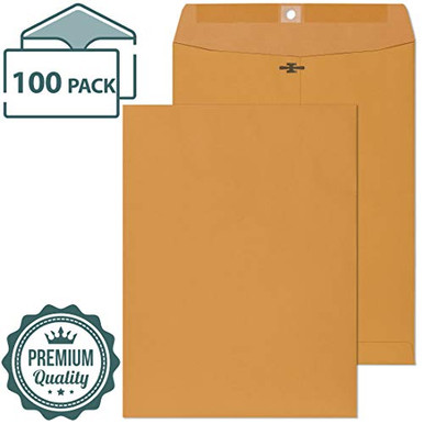 EnDoc 9x12 Clasp Envelopes Brown Kraft Catalog Envelopes with Clasp ...