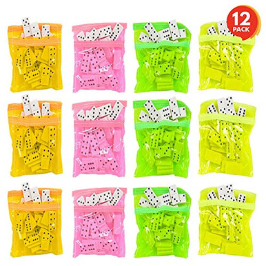 ArtCreativity Domino Game Set - Pack of 12 - Each Domino Set Includes ...