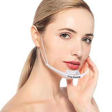 Unite Stone Reusable Safety Open Face Guard Sanitary Open Face Guard ...