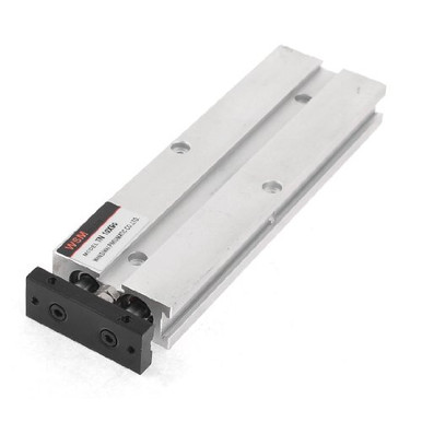 uxcell 10mm Bore 90mm Stroke Double Guard Rods Metal Pneumatic Air ...