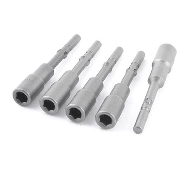 Uxcell a13121300ux0779 6mm x 63mm Round Shaft Hex Socket Nut Setter ...