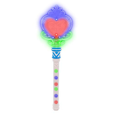 LED Light Up 16" Heart Princess Fairy Wand Party Favor - 3 Flashing ...