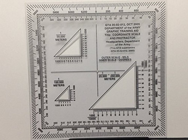 Military Style UTM MGRS Coordinate Scale - map reading ...