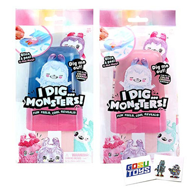 I Dig Monster Popsicle 7 2 Pack Random Assorted Colors with 2 GosuToys ...