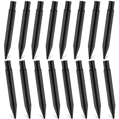 BAEONY 16 PCS 8 26 Inch Plastic Ground Spikes Garden Solar Torch Lights ...
