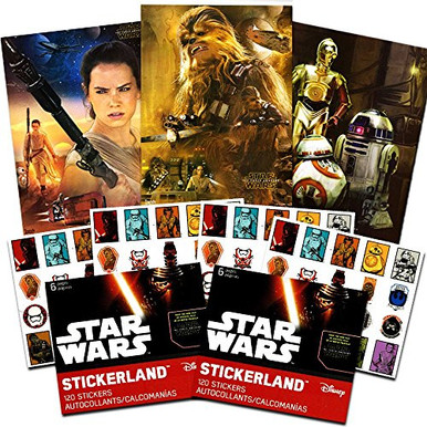 Star Wars Poster Book Super Set with Stickers -- 12 Star Wars Posters ...