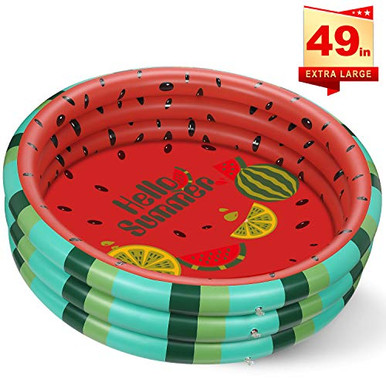 Inflatable Kiddie Pool Extra Large Baby Pool Summer Watermelon Kids ...