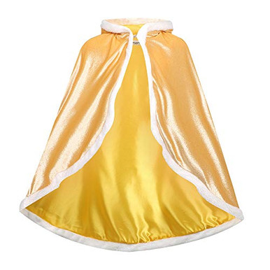 GooKit Princess Hooded Cape Cloaks Elsa for Girls Princess Costumes ...