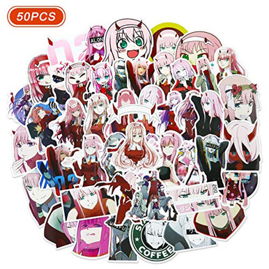 Darling in The FranXX 02 Stickers Anime Stickers for Laptop Zero Two ...