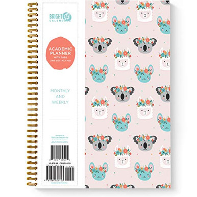 2020-2021 Academic Planner - Yearly Monthly Weekly Large Daily Calendar ...