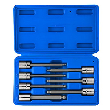 Neiko 10243A 3 8 Drive Extra Long Ball End Hex Bit Socket Set Metric ...