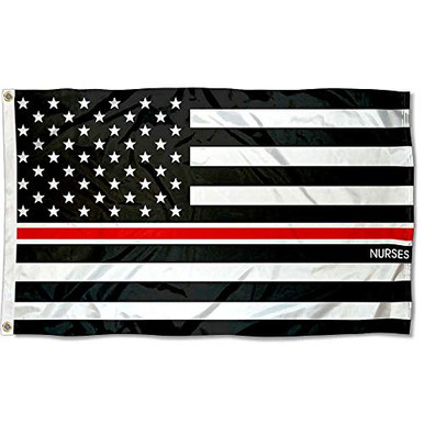 Sports Flags Pennants Company Nursing Staff Thin Line Flag 3x5 Foot ...