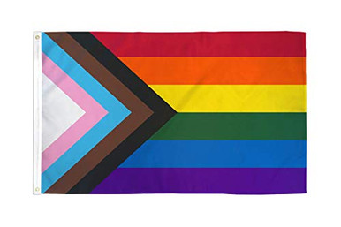 The Flag Joint - Progress Pride Flag 3x5ft Poly - Perfect for Showing ...