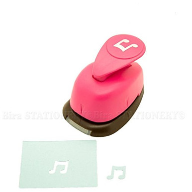 Bira 5/8 inch Music Note Shape Lever Action Craft Punch for Paper ...