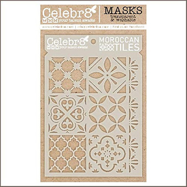 Moroccan Tiles Layering Stencil 4 x 5 inch - Layering Stencil use to ...
