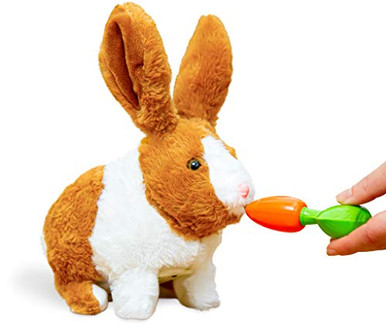 Think Gizmos Interactive Electronic Pet Rabbit Toy for Boys Girls Aged ...