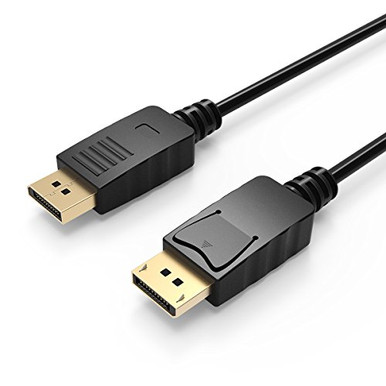 Cablor DisplayPort to DisplayPort Cable Gold-Plated DP to DP Cable 4K ...