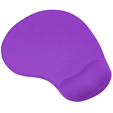 TRIXES Purple Mouse Mat Pad with Comfort Gel Wrist Rest Support for PC ...