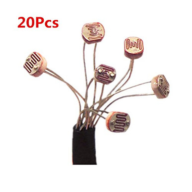 Photoresistor GL5528 Light Dependent Resistor LDR Luminosity Sensor for ...