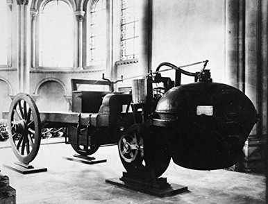 Steam Carriage 1770 Nnicolas Joseph CugnotS Three-Wheeled Carriage ...