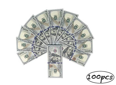 Yichen Copy Money Prop Money Full Print Stack of US Dollars $100(100pcs ...
