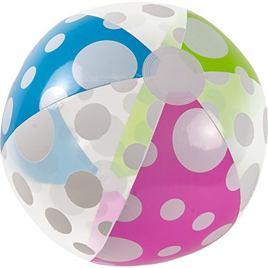 Poolmaster 24-Inch Swimming Pool and Beach Ball, Polka Dot ...