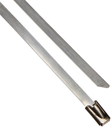 Uxcell Stainless Steel Cable Pipe Tie Hoop Clamp (10 Piece), 4.6mm x ...