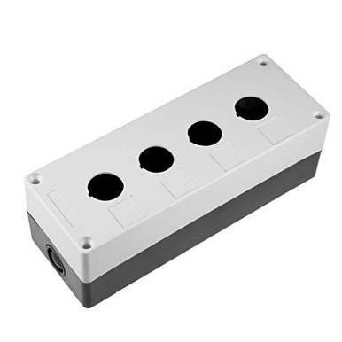 uxcell Push Button Switch Control Station Box 22mm 4 Button Hole ...