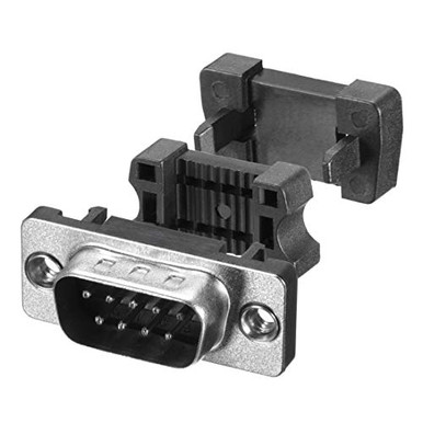 uxcell IDC D-Sub Ribbon Cable Connector 9-pin 2-Row Male Plug IDC Crimp Port Terminal Breakout ...