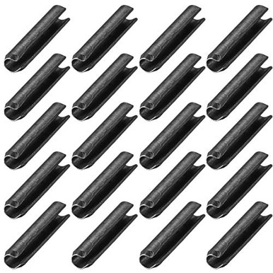 uxcell 4 4mm x 18mm Dowel Pin Carbon Steel Split Spring Roll Shelf ...
