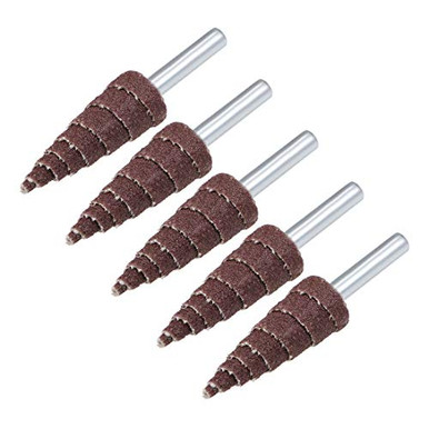 uxcell 16mm Cone Shape Abrasive Flap Wheel 1 4" Shank for Deburring ...