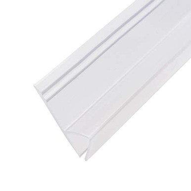 uxcell Frameless Glass Shower Door Sweep - Door Bottom Side Seal Strip ...
