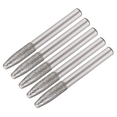 uxcell Diamond Burrs Bits Grinding Drill Carving Rotary Tool for Glass ...