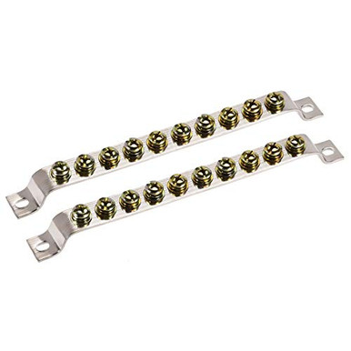 uxcell Terminal Block Connector Bar 10 Positions Single Row Ground Wire ...
