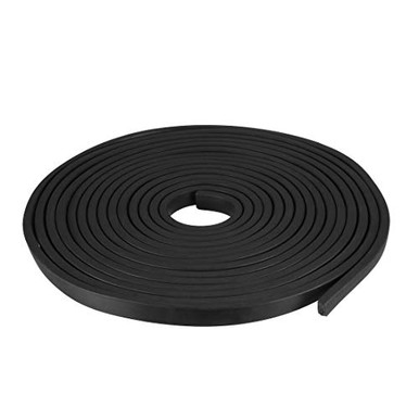 uxcell Solid Rectangle Rubber Seal Strip 10mm Wide 5mm Thick 5 Meters ...