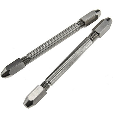 2 x Hexagonal Double Ended Pin Vice Wire Twisting Jewelry Design Repair ...