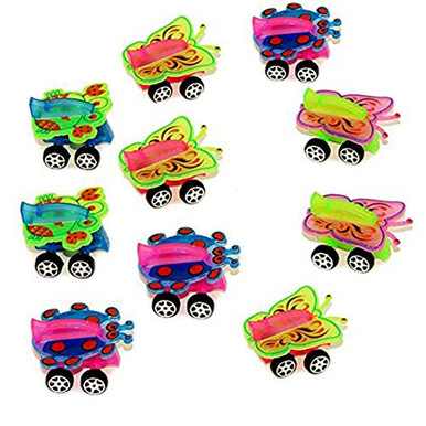 Mini Animal Toy Cars - 24 Pack Assorted Miniature Cars - Animal Shaped ...