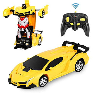 Desuccus Remote Control Car Transform Robot RC Car for Kids 2 4Ghz 1 18 ...