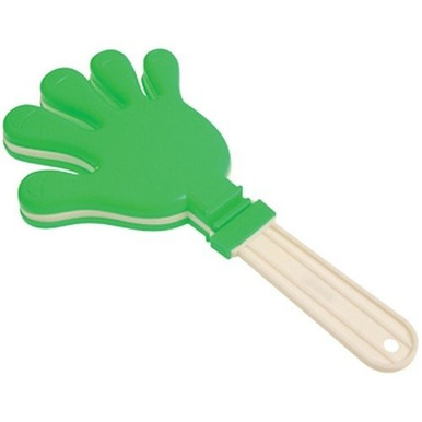 U.S. Toy Green and White Giant Hand Clapper Noisemaker Party Favor ...