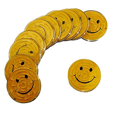 Smiley face Mini Pinball Maze Game - 12 Pack Classic Pinball Maze Games ...
