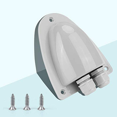 BougeRV Solar Double Cable Entry Gland Box RV roof Waterproof ABS Solar ...
