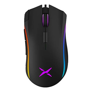 DELUX RGB Gaming Mouse Wired with 4000 DPI 7 Programmable Buttons and ...