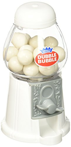 Wedding Star 9093 Mini Classic White Gumball Machine with Gumballs ...
