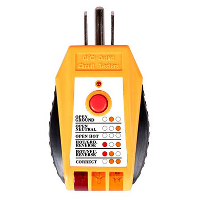 Outlet Receptacle Testerr with GFCI check eOUTIL Receptacle Tester for ...