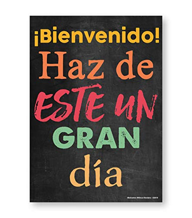Spanish Posters for Classrooms -Welcome Sign LAMINATED Bienvenidos ...
