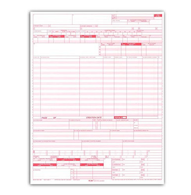 UB-04 CMS 1450 Health Hospital Insurance Claim Form Laser 8-1 2 x 11 ...
