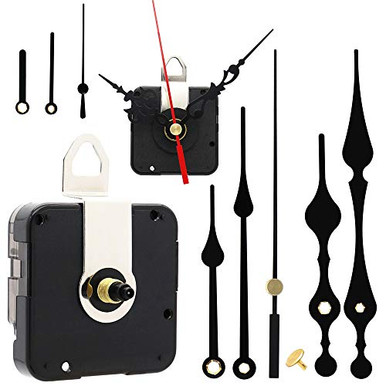 Youngtown 2 Sweep Silent Clock Movements with 4 Pack Different Size ...