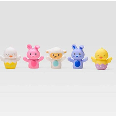 Magic Years Happy Friends Finger Puppet Set - 5pc - Warehousesoverstock