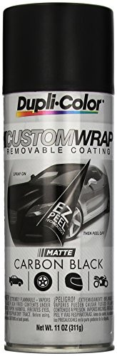 Dupli-Color ECWRC7947 Custom Wrap Matte Carbon Black - Warehousesoverstock