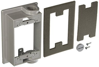 1-Gang Weatherproof Extension Adapter Swing Arm Two 1 2 in Threaded ...